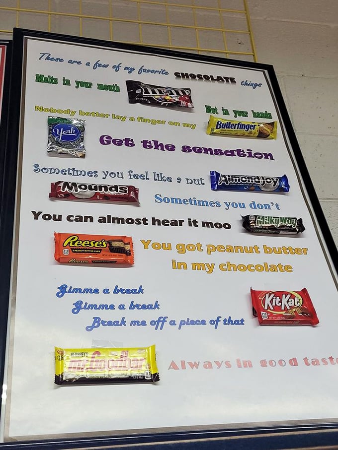 Candy bars immortalized with slogans that read like sweet poetry. Who knew chocolate could inspire such eloquent declarations of devotion?
