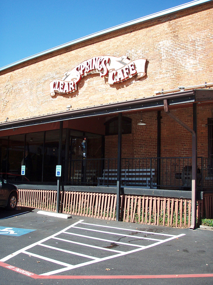Clear Springs Cafe isn't just a restaurant—it's a brick-walled temple to perfectly crispy catfish and hushpuppies that would make your grandma jealous.