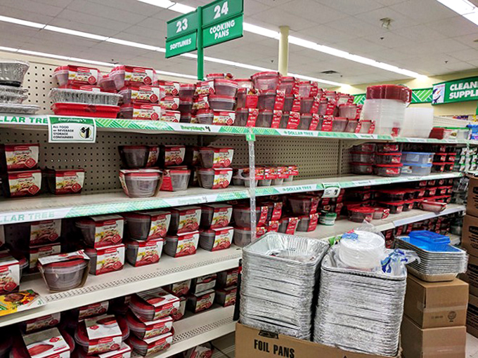 The plastic container section: where meal prep ambitions and leftover reality collide in perfect, stackable harmony.