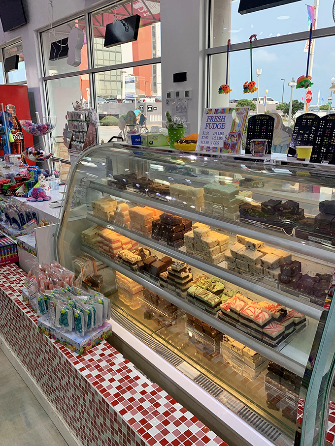 This display case isn't just storing candy&mdash;it's showcasing edible artwork that makes choosing just one treat mathematically impossible.