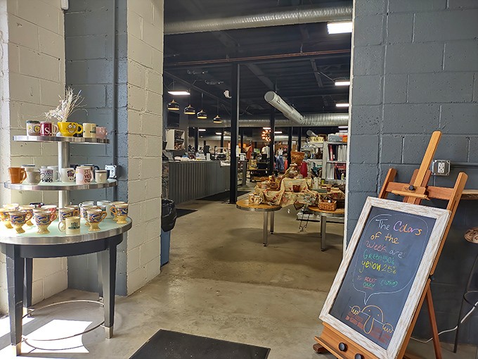 The entrance beckons with professional landscaping and clean lines&mdash;first impressions that shatter any preconceived notions about resale shopping.