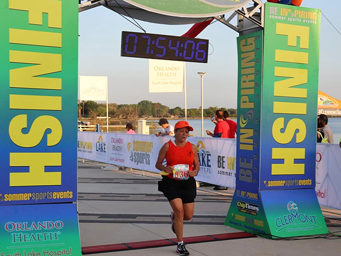 Crossing the finish line at Clermont's waterfront races offers the dual rewards of accomplishment and spectacular lake views&mdash;making even non-runners consider lacing up.