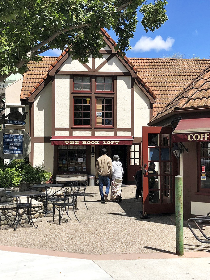 The Book Loft houses treasures for bibliophiles and fairy tale enthusiasts alike. Hans Christian Andersen would feel right at home browsing these shelves.