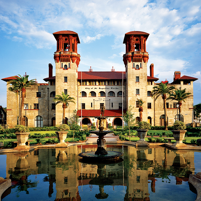 The former Hotel Ponce de Leon, now Flagler College, stands as America's most beautiful college campus—sorry, Harvard, but you know it's true.