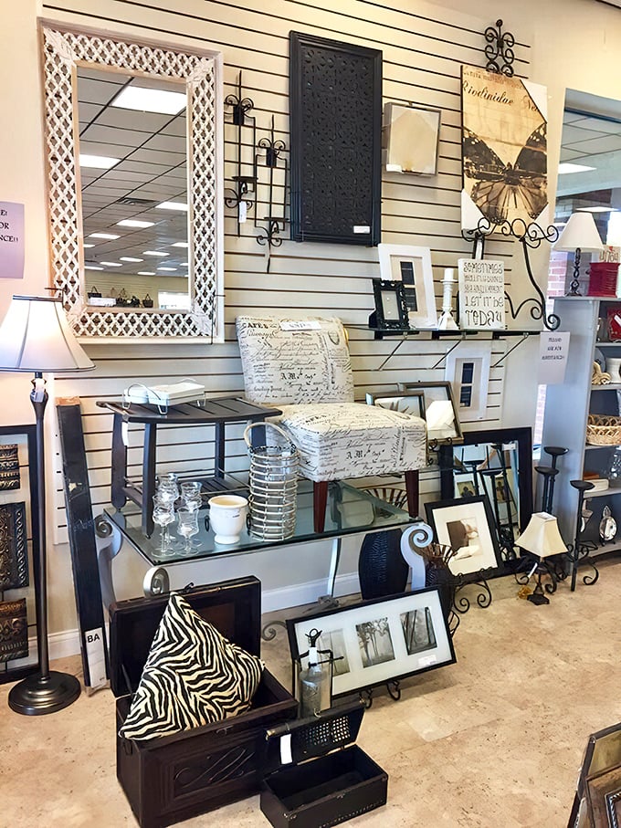 A perfectly curated vignette that whispers, "Your living room could look this good without requiring a second mortgage."