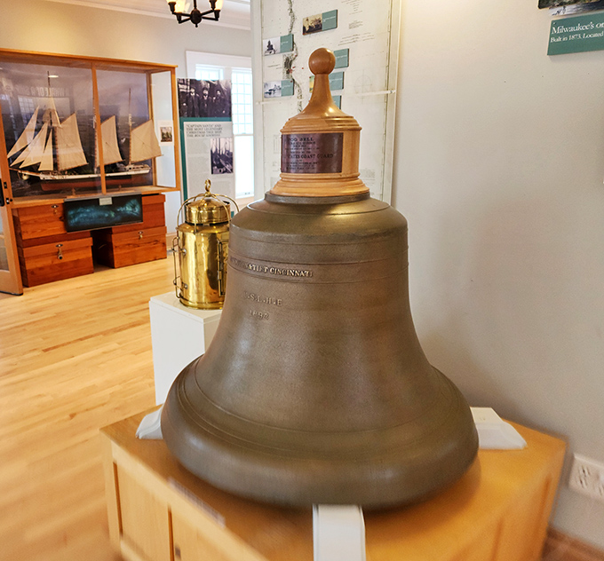 This massive bell once called sailors home safely, and now it calls visitors to experience maritime history firsthand.