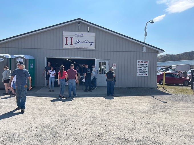 Building H isn't just a structure&mdash;it's where the auction magic happens. That rapid-fire auctioneer cadence turns ordinary Fridays into competitive bidding adventures.