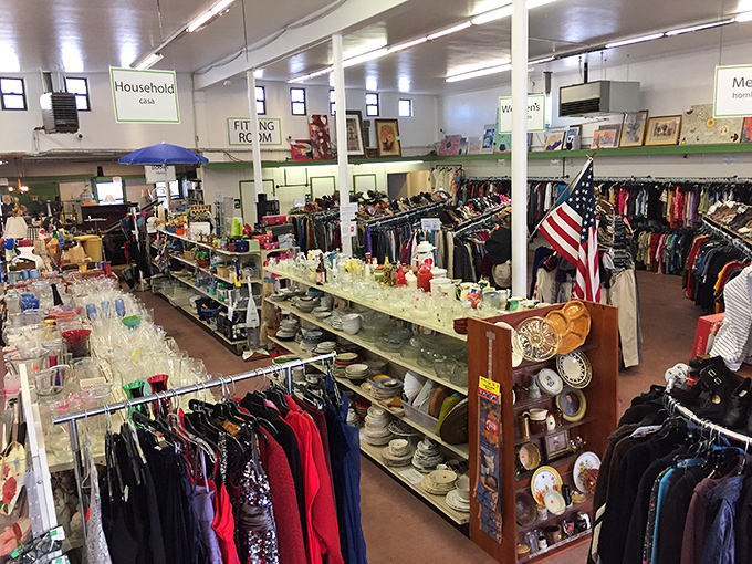 Not your grandmother's jumbled thrift store&mdash;Bridge Thrift's organized aisles make treasure hunting less "Where's Waldo?" and more "Look what I found!"
