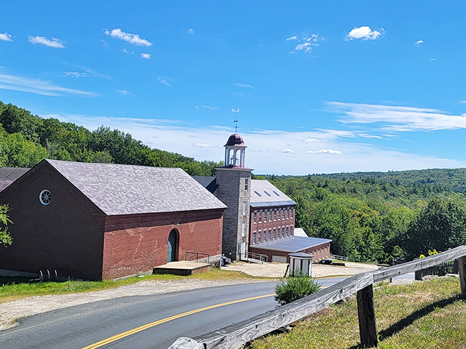 That bell tower isn't just keeping time; it's watching over a community that values brick, mortar, and meaningful conversation over digital distractions.
