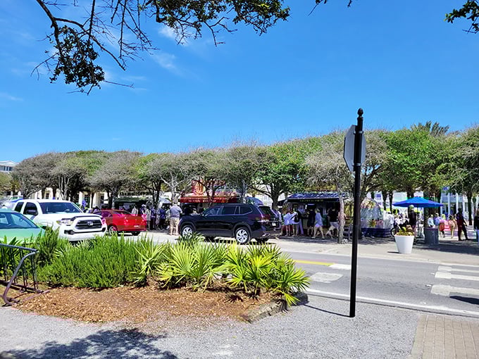 Main Street magic happens when cars take a backseat to pedestrians, creating the kind of walkable paradise that makes you wonder why we ever invented traffic jams.