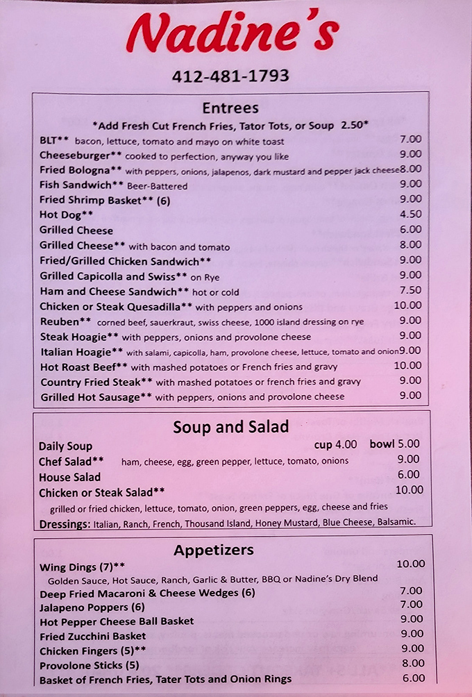 This simple menu holds the secrets to happiness&mdash;especially that country fried steak that's worth crossing county lines to devour.