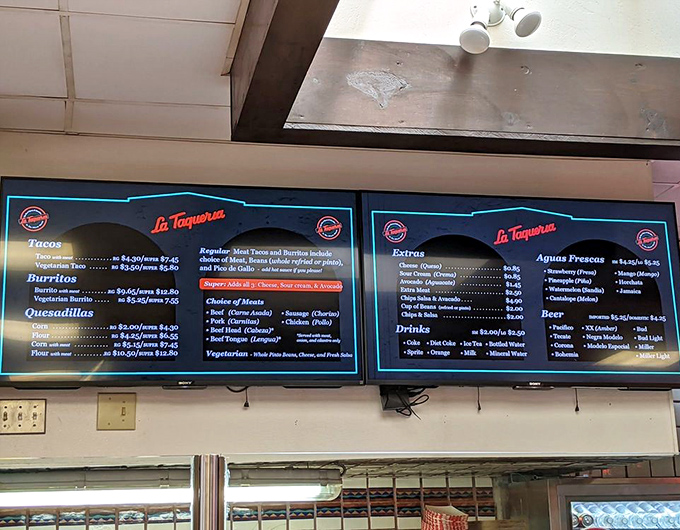 A menu board of beautiful simplicity. No novel-length options, just the essentials executed to perfection&mdash;the culinary equivalent of "less is more."