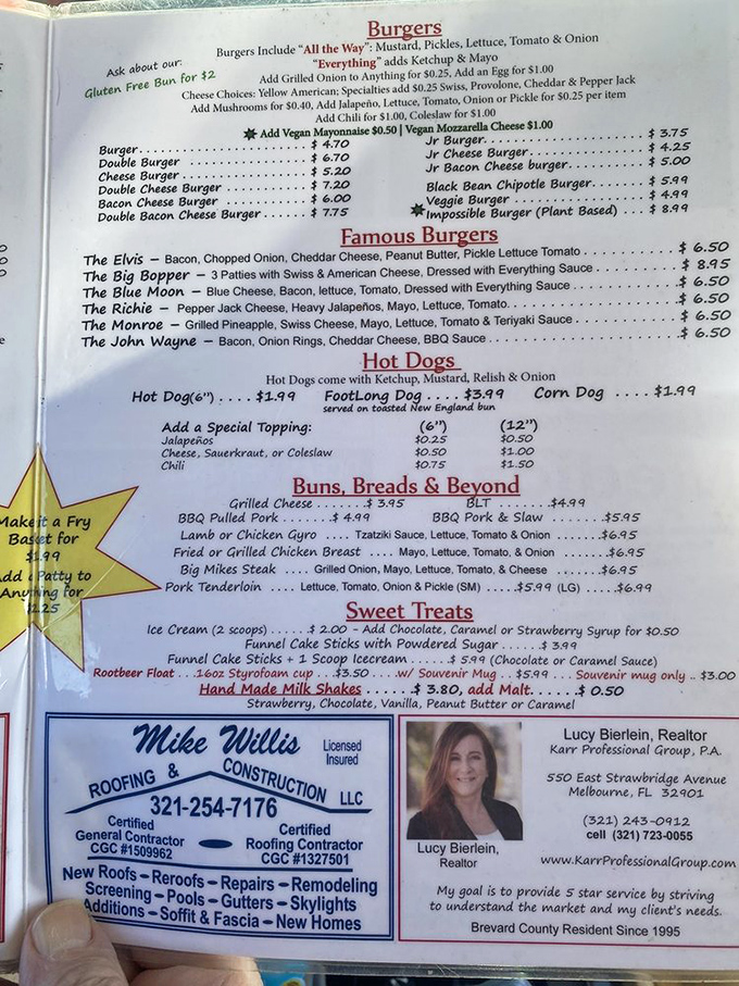 A menu where burgers are named after cultural icons. "The Elvis" with peanut butter might sound suspicious, but it's TCB&mdash;Taking Care of Business. 