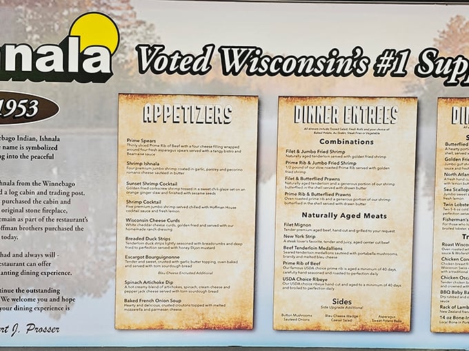 The menu reads like a love letter to classic American cuisine&mdash;no molecular gastronomy needed when you've perfected the art of steak. 