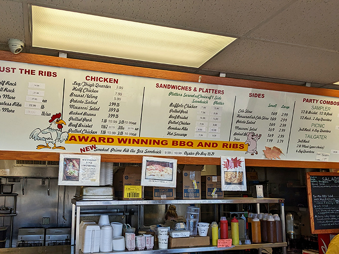 That menu board isn't just a list&mdash;it's a roadmap to happiness. Notice how "Award Winning" isn't just marketing speak when the parking lot's full at 11:30am.