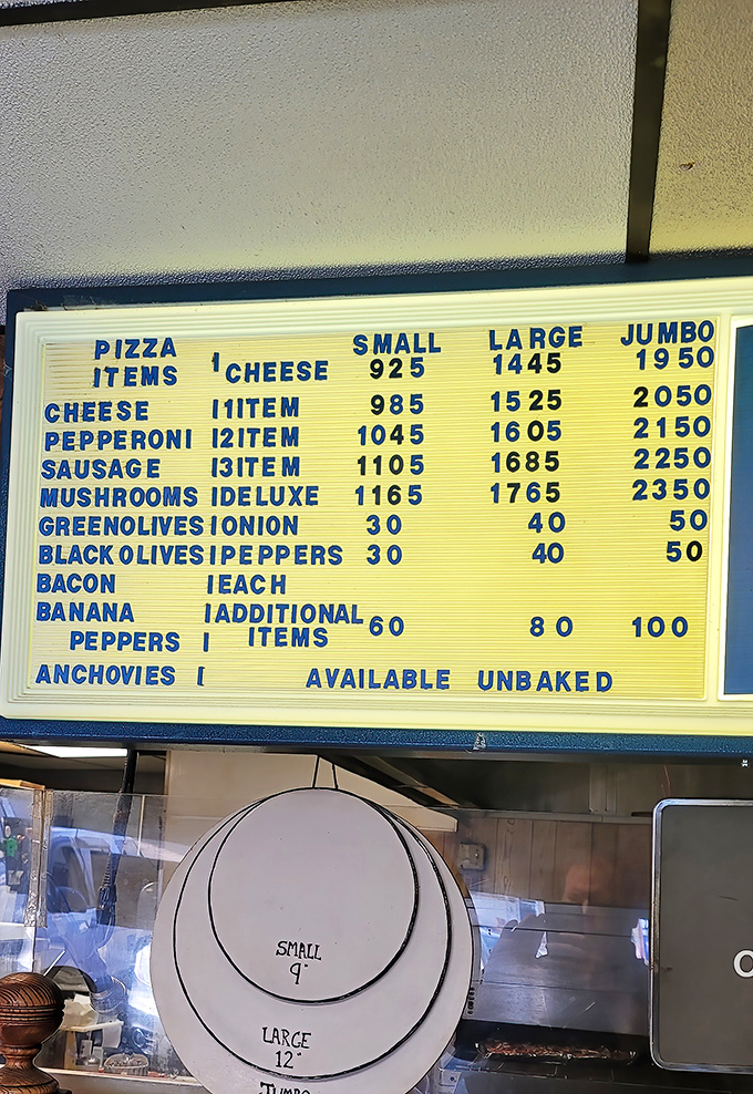 This menu board is a beautiful relic from simpler times&mdash;when prices were reasonable and "artisanal" just meant someone made it with their hands.
