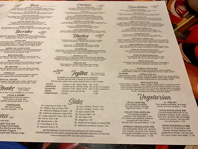 The menu at La Tonalteca isn't just extensive&mdash;it's practically a novel with a delicious plot twist on every page.