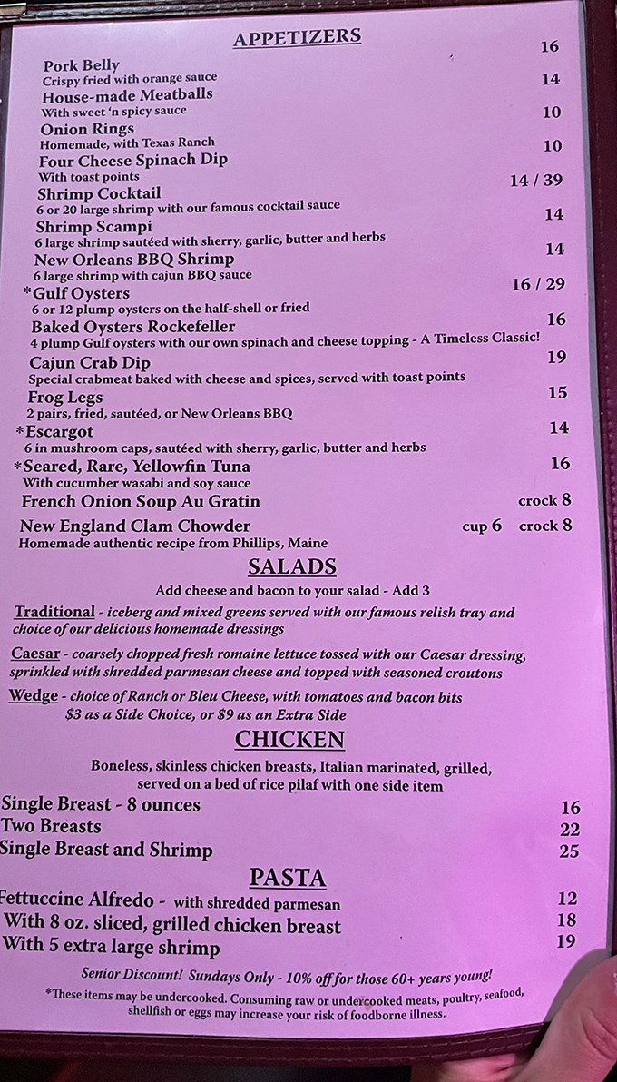 This menu reads like a love letter to carnivores, with appetizers that aren't just opening acts but worthy headliners in their own right.