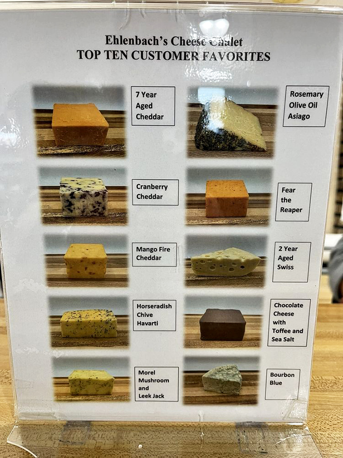 The "Top Ten" board reads like a dairy dream team roster&mdash;that Fear the Reaper isn't just showing off, it's daring you to make friends.