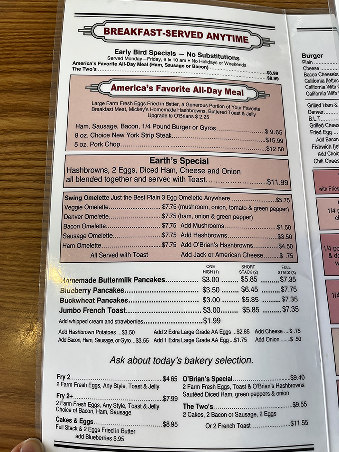 This menu isn't just a list of food&mdash;it's a declaration of independence from pretentious dining trends and overpriced avocado toast.