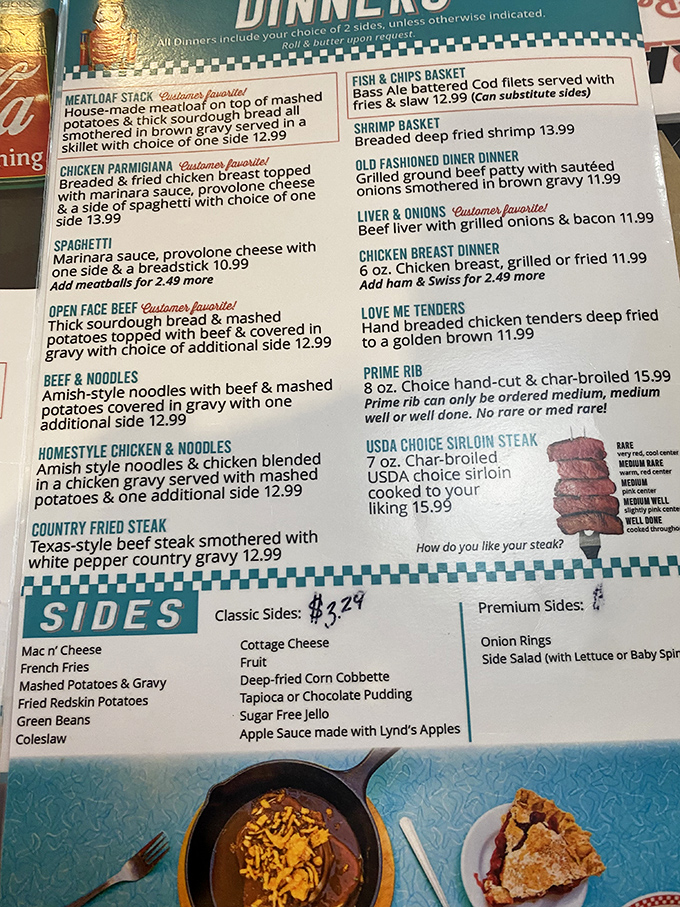 A menu that doesn't need fancy fonts or pretentious descriptions&mdash;just honest food that makes decision-making deliciously difficult.