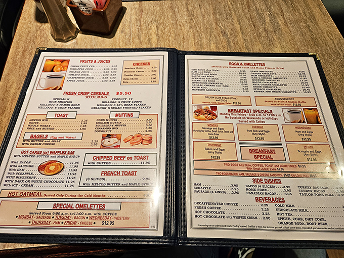 A menu that doesn't need fancy descriptions or chef manifestos&mdash;just honest food at honest prices that keeps locals coming back decade after decade.