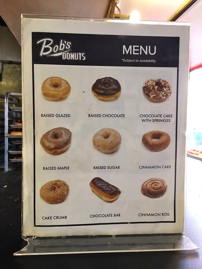 The menu board of dreams. Nine perfect circles of possibility, each one a different path to happiness.