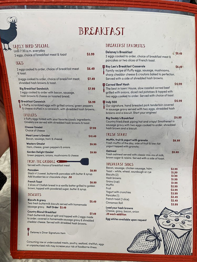 A menu that doesn't need filters or fancy fonts to impress &ndash; just honest breakfast classics that have been perfecting mornings since before Instagram existed.
