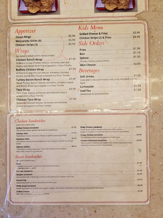 A menu that reads like a greatest hits album of American diner classics. Decision paralysis has never been so delicious.