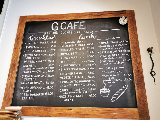 Chalkboard menus: where indecision becomes an art form. Each handwritten item represents not just food, but a potential memory waiting to be made.