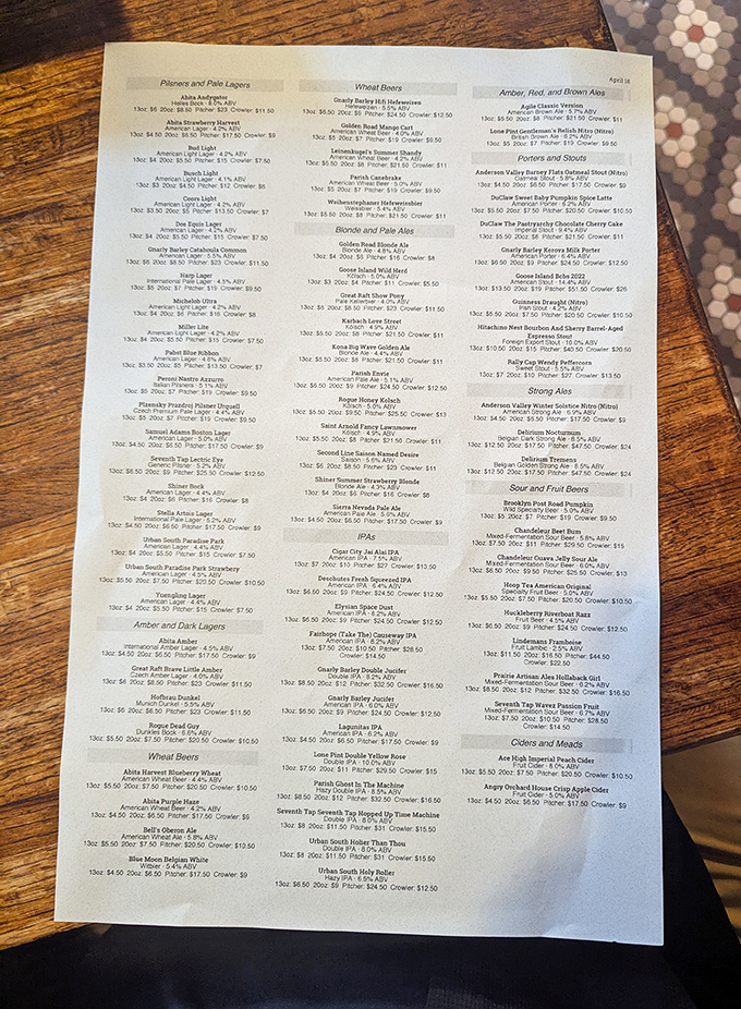 A beer list longer than your college reading assignments. The Chimes' impressive beverage selection proves that education continues well after graduation.