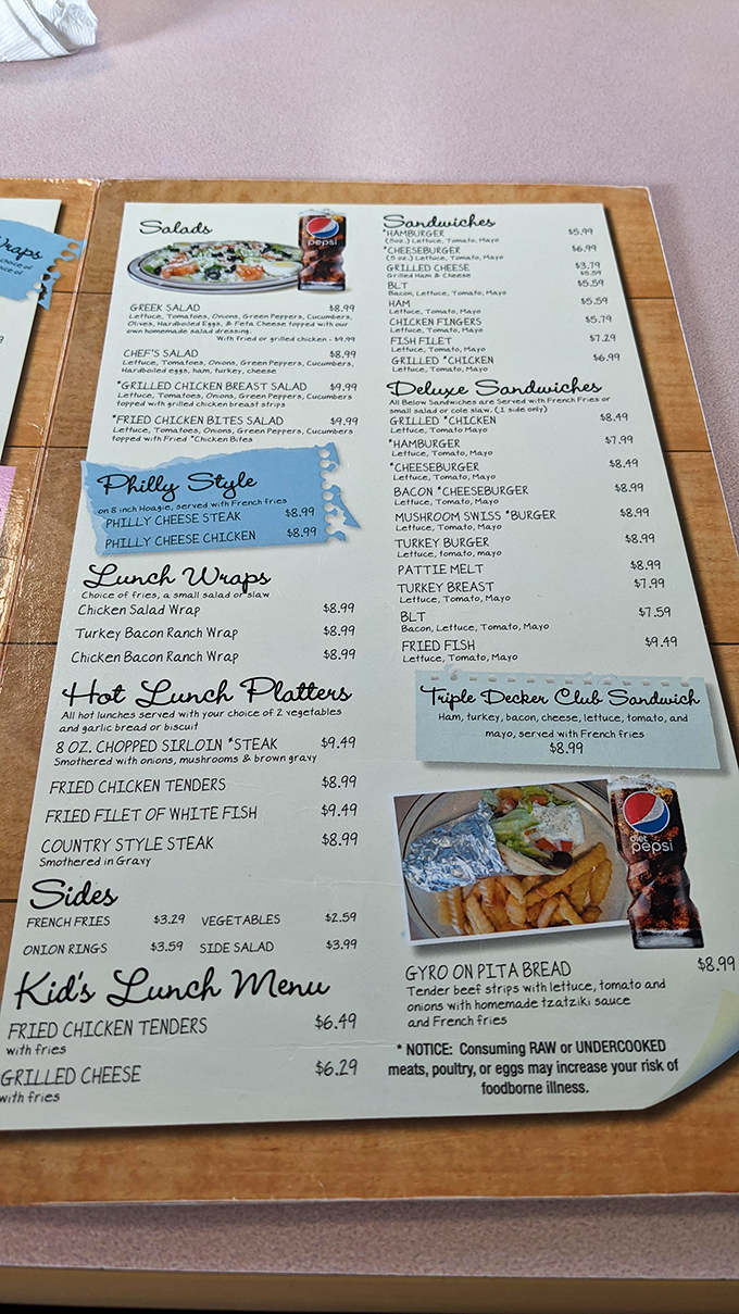 The menu reveals Harry's isn't just about pancakes&mdash;though skipping them would be like visiting Paris and missing the Eiffel Tower.