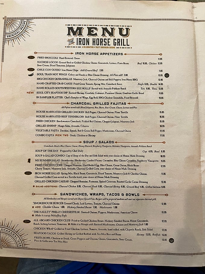 This isn't just a menu&mdash;it's a roadmap to flavor country, with the Nachos Locos serving as your delicious first destination.