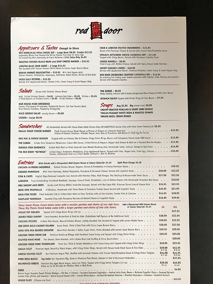 A menu that reads like a love letter to comfort food. The fish and chips may be famous, but every item deserves its moment in the spotlight.