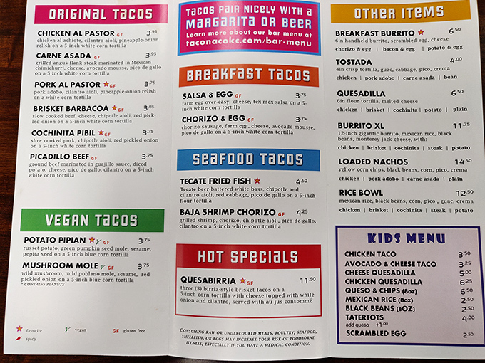 A menu that reads like a love letter to Mexican cuisine. Each description teases possibilities that'll have you plotting return visits before you've finished your first meal.