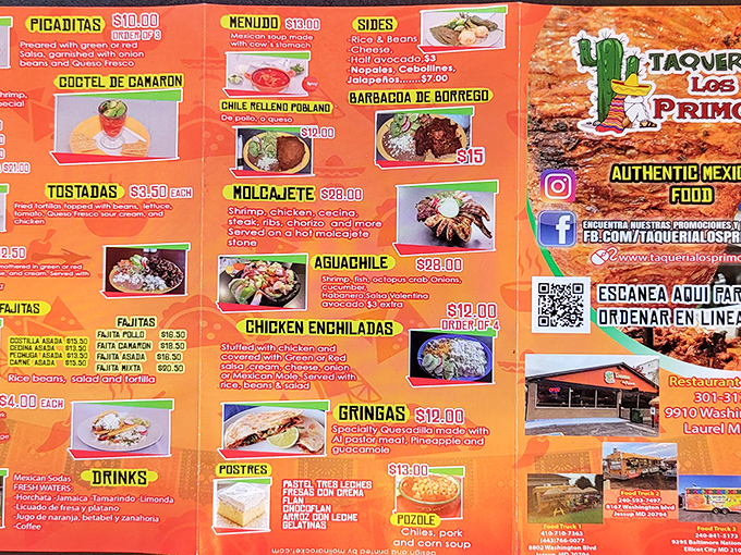 The menu board reads like a love letter to Mexican cuisine. Decision paralysis has never been so deliciously justified.