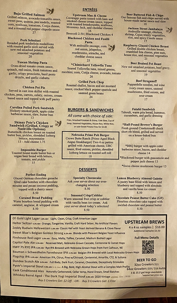 A menu that reads like a love letter to comfort food, with the legendary Beer Battered Fish & Chips stealing the spotlight.