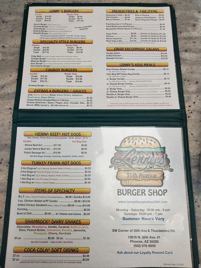 A menu that doesn't need a translator or a second mortgage&mdash;just straightforward American classics done right. Decision paralysis guaranteed.