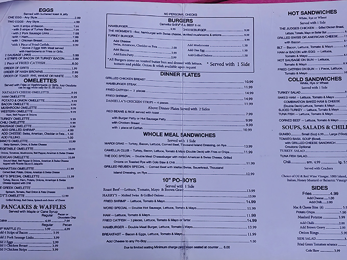 A menu that reads like comfort food poetry&mdash;no molecular gastronomy here, just the classics that have sustained generations of hungry New Orleanians.