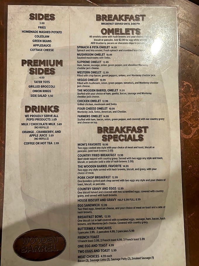 A menu that doesn't need fancy fonts or trendy buzzwords&mdash;just honest descriptions of food that makes your stomach growl even before ordering.