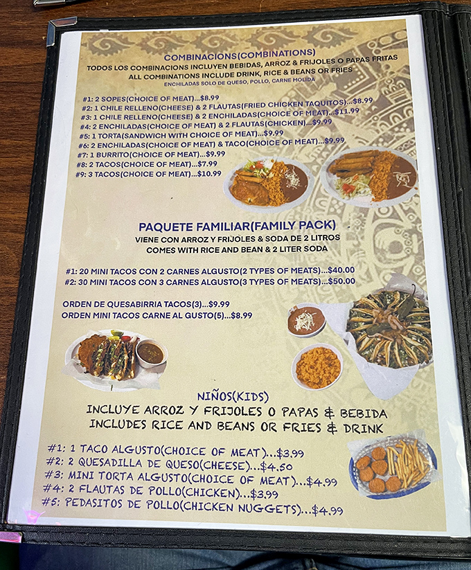 The menu board tells a delicious story without unnecessary plot twists&mdash;straightforward Mexican classics executed with precision and respect for tradition.