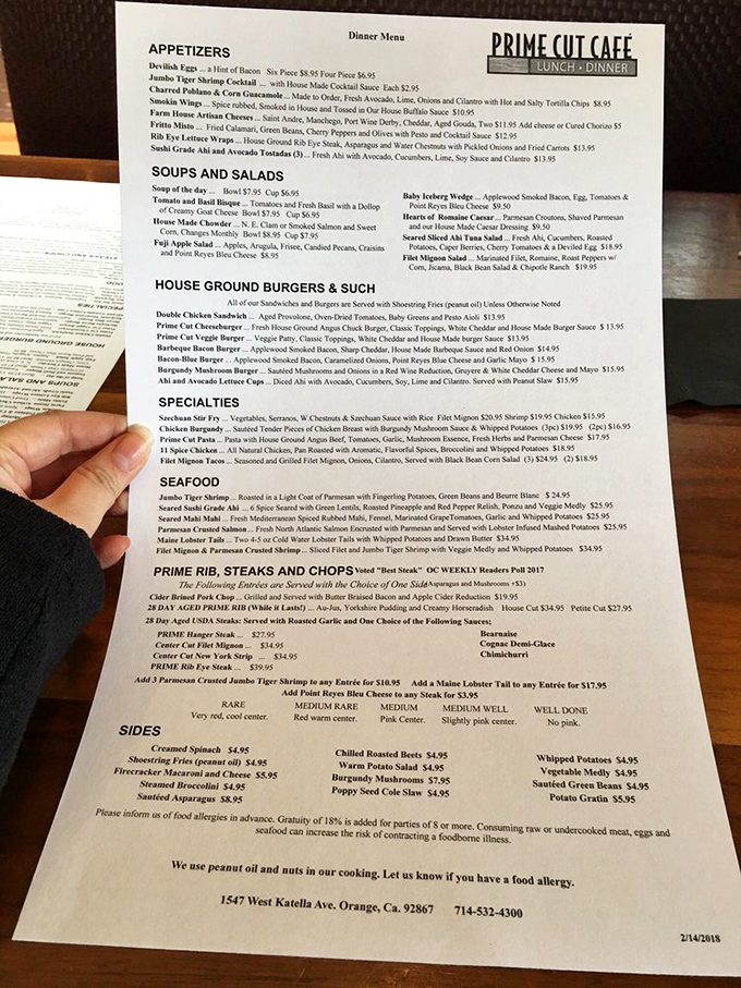 The menu reads like a love letter to carnivores, with surprises hiding among the expected favorites. 