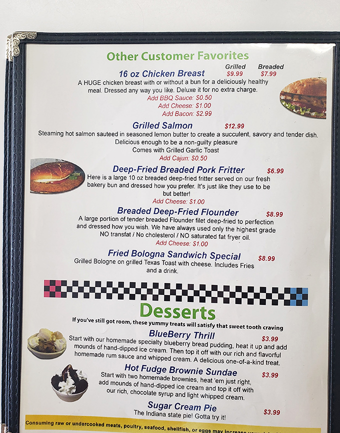 This isn't just a menu &ndash; it's a roadmap to happiness. The Fried Bologna Sandwich Special might be the detour your taste buds never knew they needed.