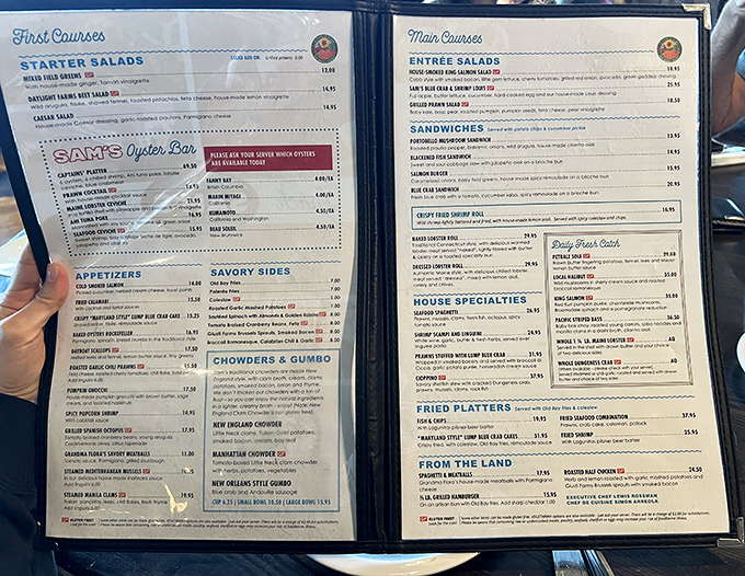 Reading this menu is like getting a love letter from the sea&mdash;each dish promising a different kind of maritime romance.