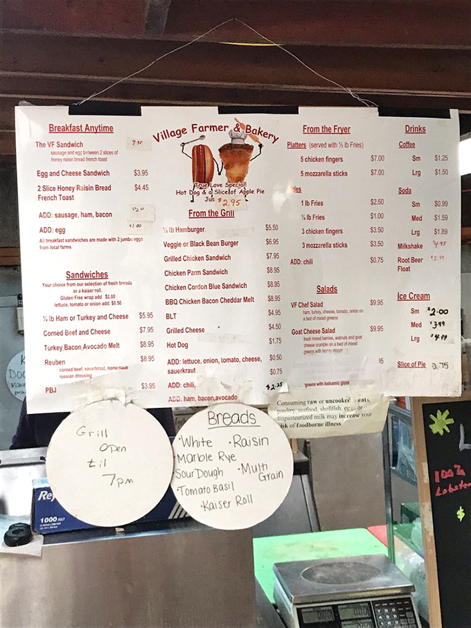 This menu board isn't just a list&mdash;it's a roadmap to happiness. Breakfast anytime? Now that's what I call civilization.