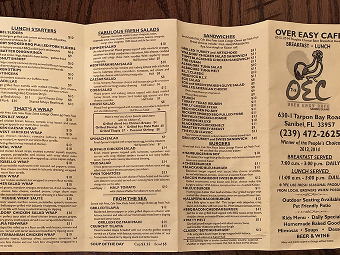 The menu reads like a love letter to breakfast enthusiasts&mdash;each option more tempting than the last, making decisions deliciously difficult.