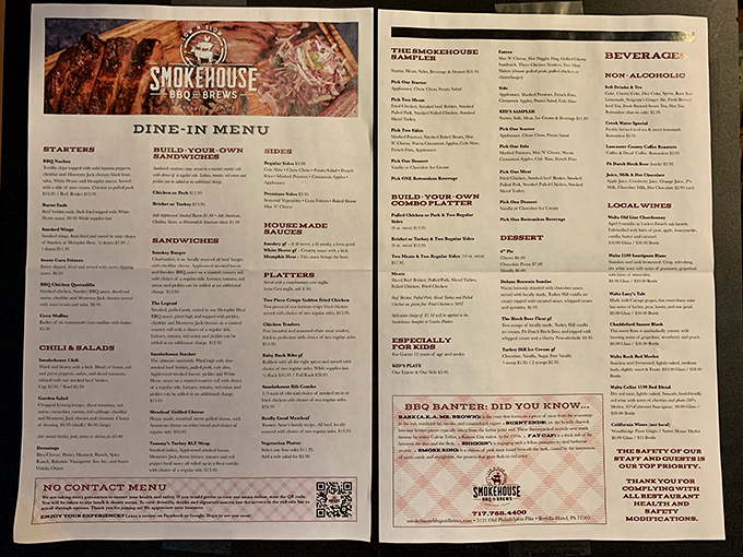 This menu isn't just a list&mdash;it's a roadmap to happiness. Study it like you're cramming for the most delicious exam ever. 