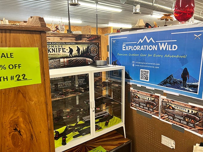 For the outdoor enthusiast or wannabe survivalist, tactical knives and adventure gear await – perfect for both actual camping trips and zombie apocalypse preparation.