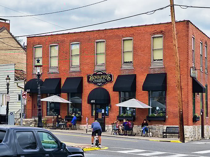 Bonfatto's brick façade isn't just pretty—it's the gateway to Italian comfort food that makes you wonder why anyone would pay big city prices for lesser pasta.
