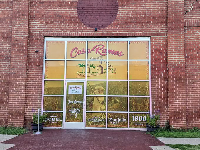 Casa Ramos promises authentic Mexican flavors without the passport hassle. The colorful storefront hints at the vibrant dishes waiting inside.